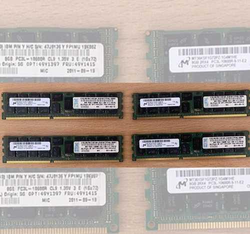 Оперативная память 8G 2Rx4 PCL3L-10600R-9-11E2