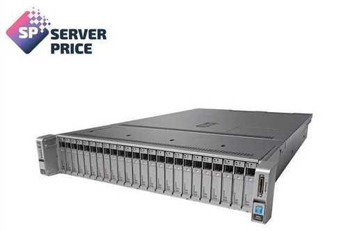 Сервер cisco UCS C240 M4 24xSFF/2xE5-2680v3/64GB