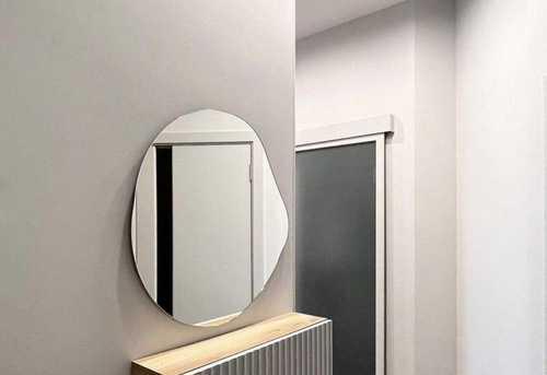 Зеркало неправильной формы настенное