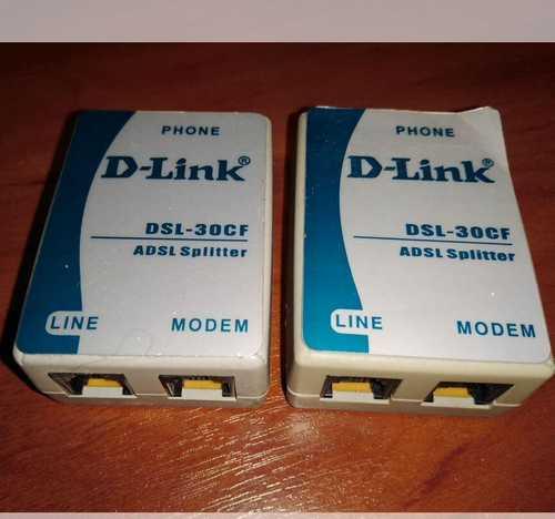 Сплиттер adsl D-Link DSL-30CF splitter