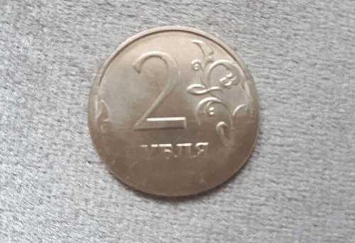 Монета 2руб Брак