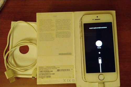 Телефон iPhone 5S 64Gb A1530 на запчасти