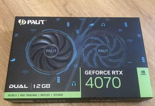 Новая Palit GeForce RTX 4070 Dual