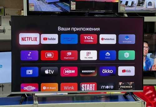 TCL 43P737 43" (109 см) Smart TV Wi-Fi безрамочный