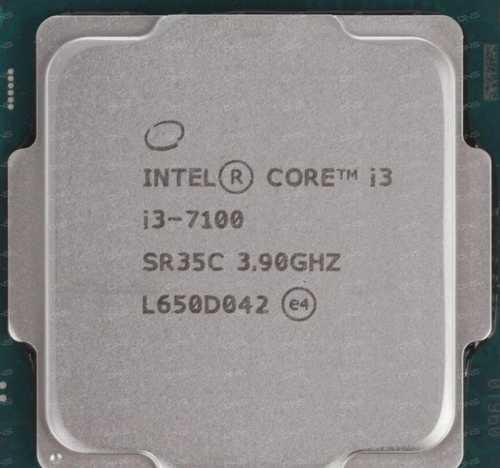 Процессор intel core i3 7100