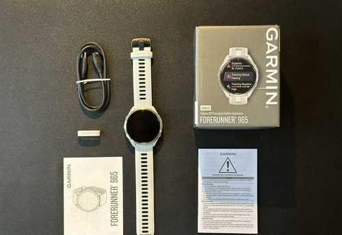 Часы Garmin Forerunner 965 White (немного б/у)