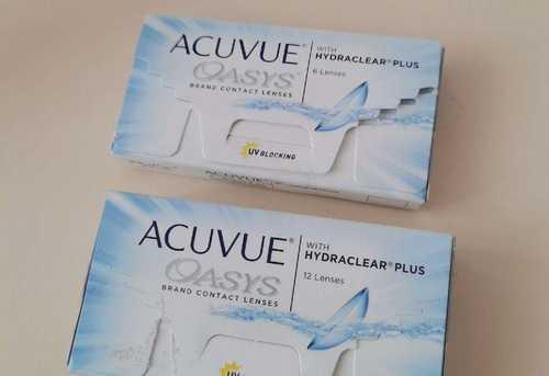 Линзы контактные acuvue oasys - 5.00 двухнедельные