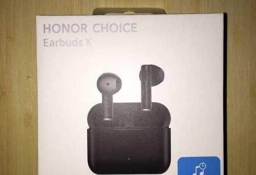 Беспроводные наушники honor earbuds x