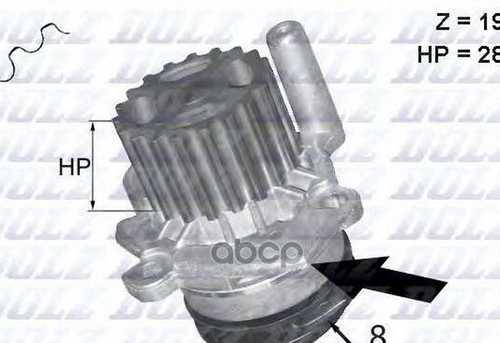 Насос водяной Skoda. VW 2.0TDi 16V cdca/cega 08