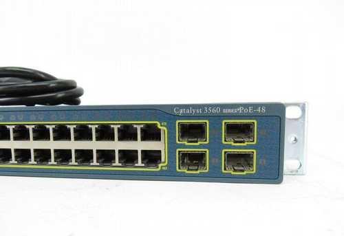 Коммутатор cisco WS-C3560-48PS-S (48 портов Poe)