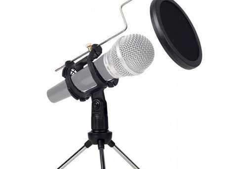 Подставка микрофона антивибрационная и поп фильтр