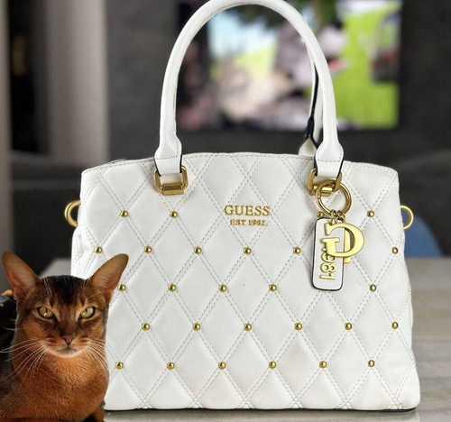 Сумка женская guess белая