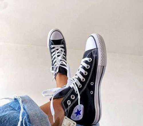 Кеды Converse высокие чёрные