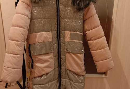 Куртка теплая для девочки 146-152
