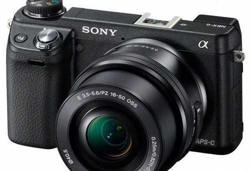 Беззеркальный фотоаппарат sony nex-6