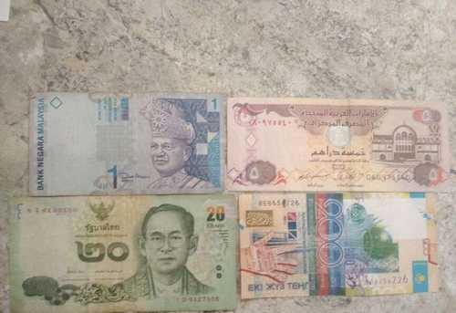 Набор из 4х иностранных банкнот
