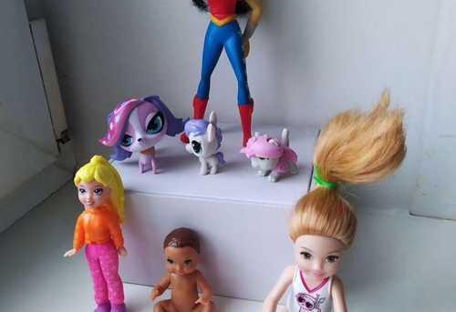 Куклы Mattel пупс pony игрушки 7 штук цена за все