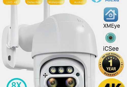 Wi-Fi IP камера 8mp zoom 8 крат