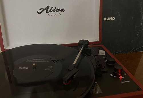 Виниловый проигрыватель alive audio