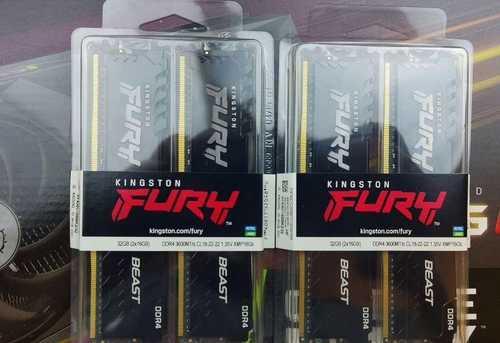 Kingston Fury Beast DDR4 3600 мгц 2x16 гб