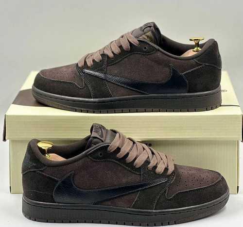 Travis Scott x Nike Air Jordan 1 Low Velvet Brown