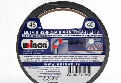 Клейкая лента Unibob металлизированная