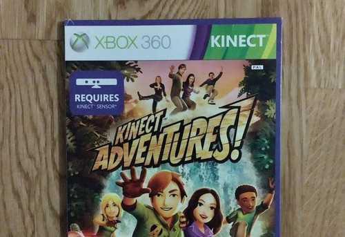 Диск на xbox 360 Kinect adventures