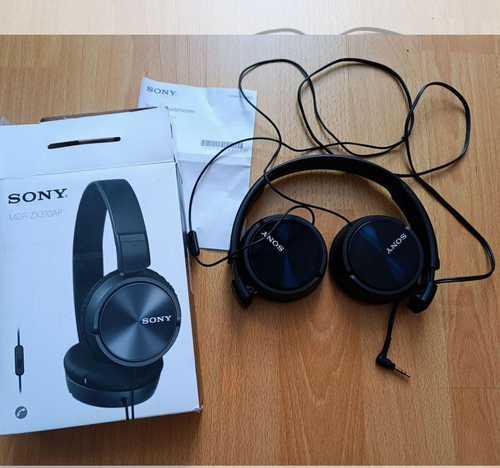 Наушники (новые) Sony MDR-ZX310AP. Доставка Авито