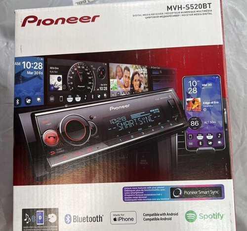 Магнитола Pioneer MVH-S520BT