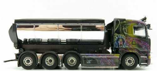 1/50 самосвал Scania R Gahne контейнер Tekno