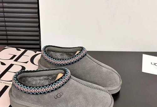 UGG Tasman Slippers Dark Grey Тапочки