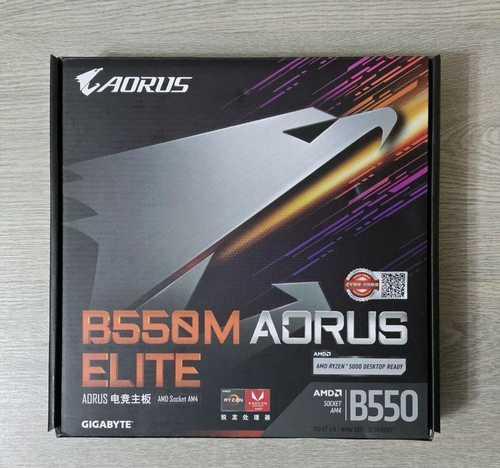 Материнская плата Gigabyte B550M Aorus Elite