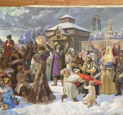 Картина "Масленица" Давлетбаев Р.Р
