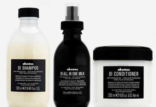 Davines Oi набор shampoo conditioner milk