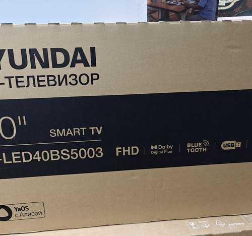 Телевизор 40" (100см) Hyundai H-LED40BS5003, SMART