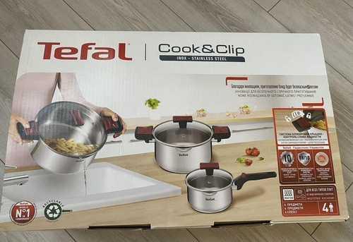 Набор посуды Tefal Cook&Clip 6 предметов