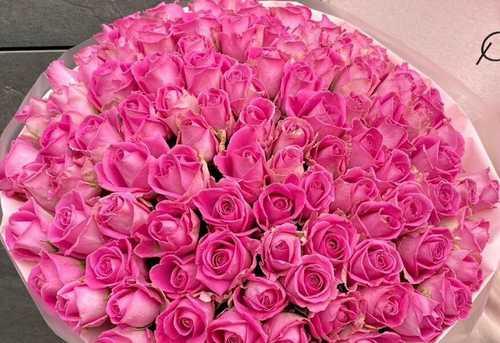 101 роза букет цветы букет роз доставка