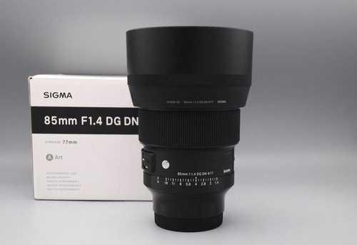 Sigma AF 85mm f/1.4 DG DN Art Sony E (like new)