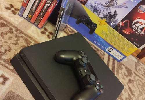 Sony playstation 4 slim 1tb с играми