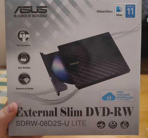 Внешний DVD-RW дисковод Asus