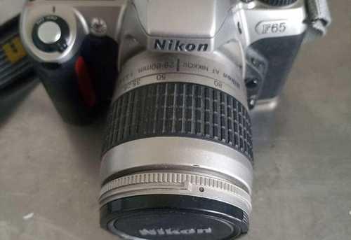 Зеркальный плёночный фотоаппарат Nikon f65