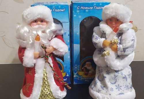 Игрушка Дед мороз (Санта) и Снегурочка