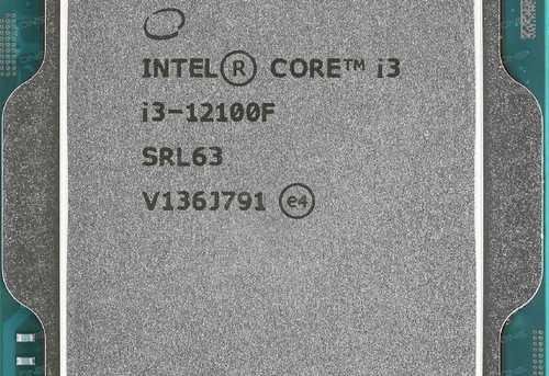 Intel core i3 12100f