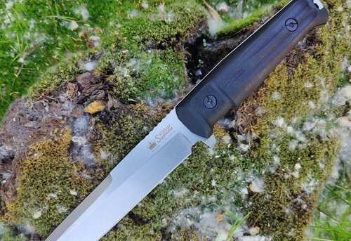 Нож alpha D2 SW BKH Camo (StoneWash, Black Kraton