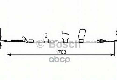 1 987 482 338 трос ручника задний левый L1523