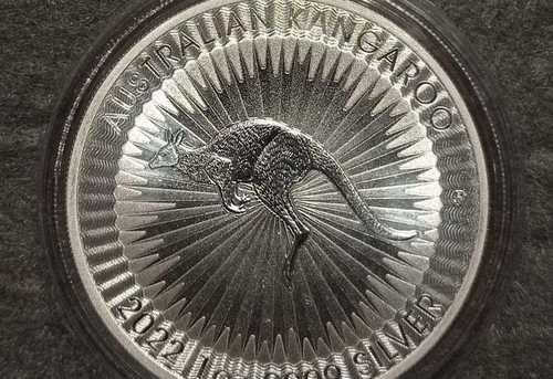 Монета Австралия 2022 Кенгуру Серебро