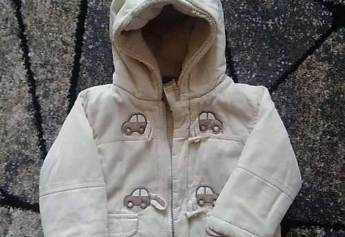 Куртка велюр для малыша