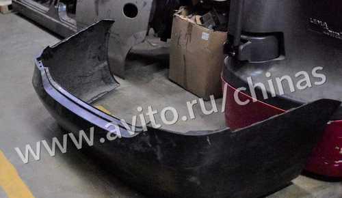 Бампер задний (без отверстий парктр) Lifan Solano