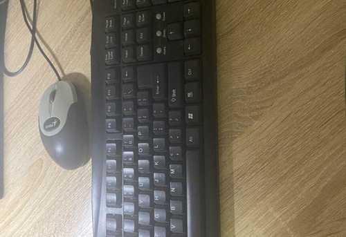 Мышь,клавиатура проводная