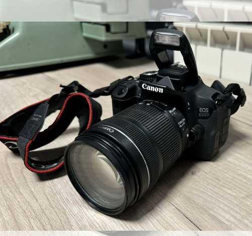 Зеркальный фотоаппарат canon eos 650d